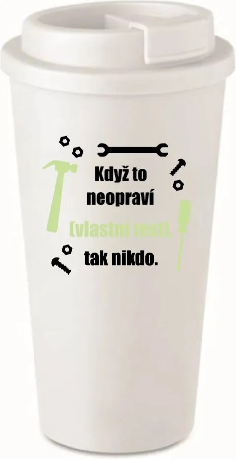 Personalizovaný cestovní termohrnek - když to nezvládne … tak nikdo