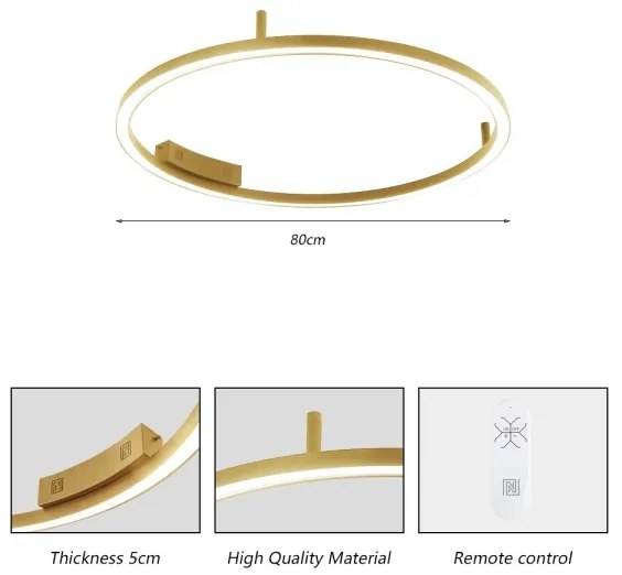 Immax NEO 07291-80G - LED+CCT Stm strop svítidlo FINO 55W/230V Tuya pr. 80 cm+DO