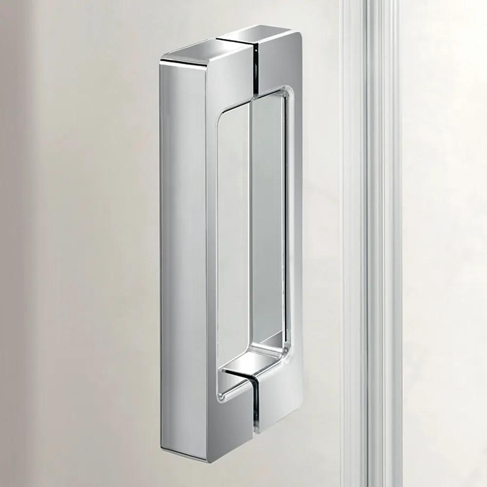 Roth Jednokřídlé sprchové dveře CI PIV pro instalaci do niky Varianta: šířka: 100 cm, orientace: Uni - (CI PIV 1000 - CI PIV 100200 NPE), Barva profilů a typ výplně: profily: černá (elox), výplň: transparent