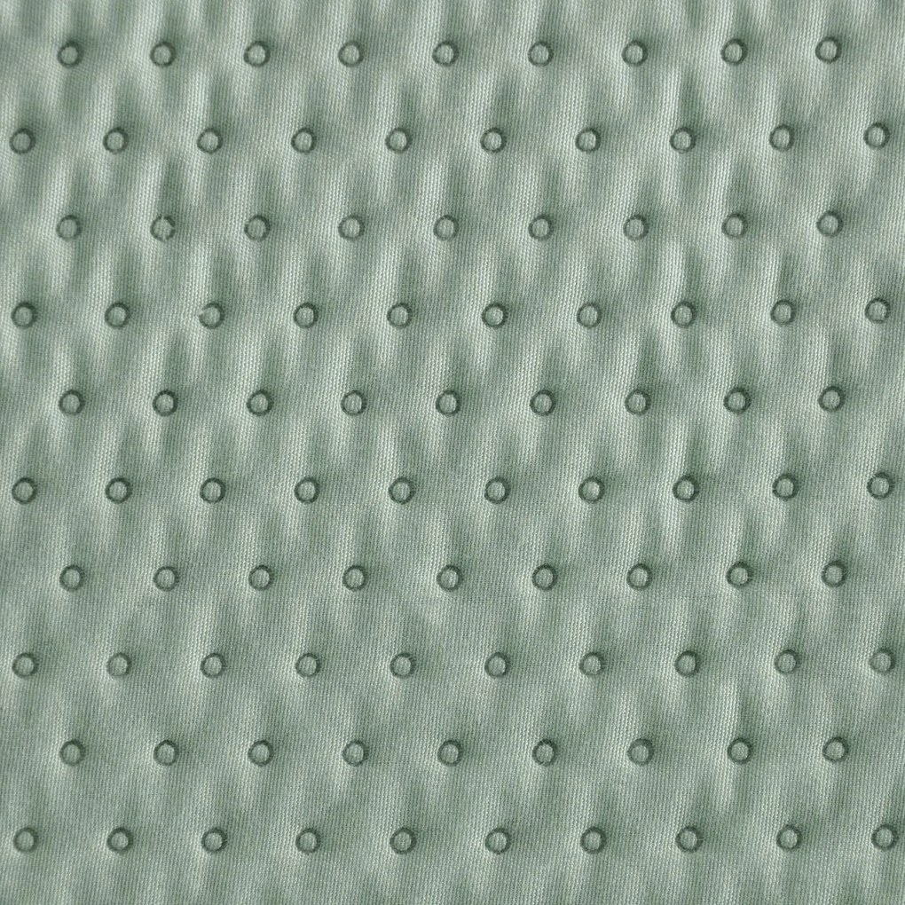 PŘEHOZ NA POSTEL FALBANKA 220X240 CM MÁTOVÝ