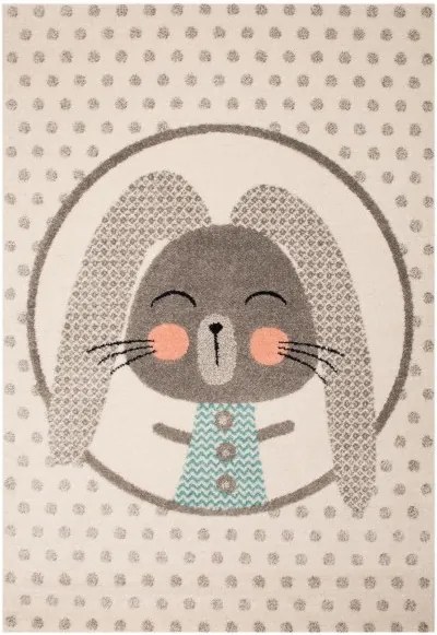 Dětský koberec - Šedý králík