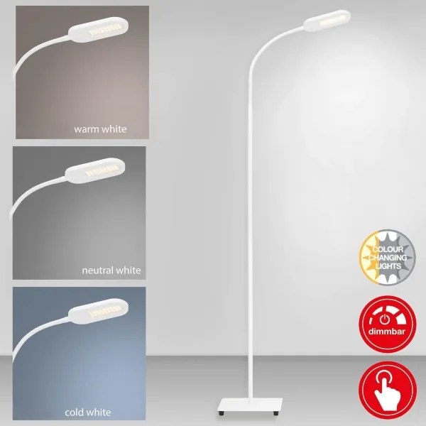 Briloner 1297-016 - LED Stmívatelná stojací lampa LED/8W/230V