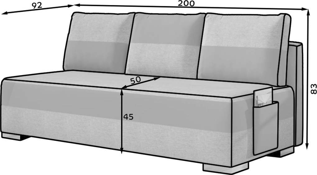 Eltap Atila Materiál a barva potahu: Sawana 21, Soft 11 - šedá
