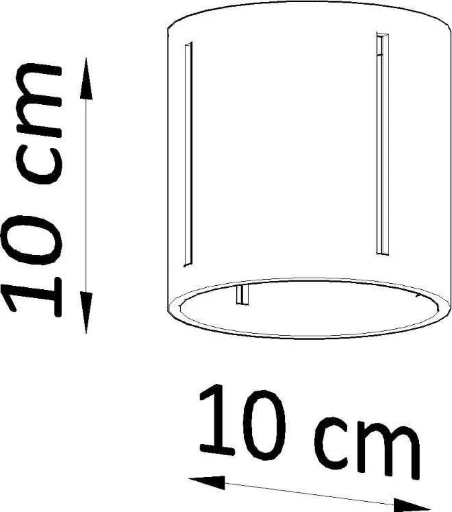 Sollux Lighting Stropní svítidlo INEZ černé