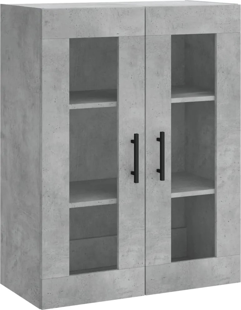 Skříň highboard betonově šedá 69,5x34x180 cm kompozitní dřevo 3198685
