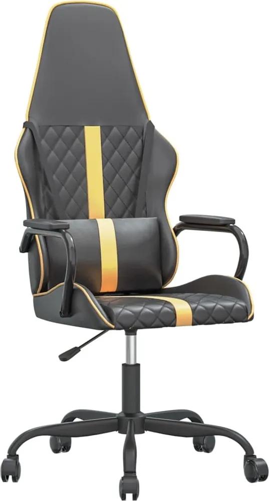 vidaXL Herní židle umělá kůže [3143789] Barva: Černo-modrá