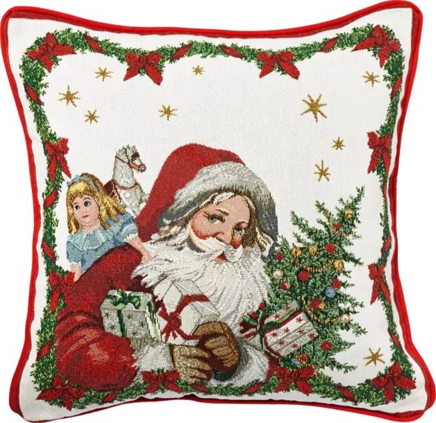 Villeroy & Boch Gobelínový polštář Toy‘s Fantasy 2024, Santa, 45 x 45 cm 14-8332-6191