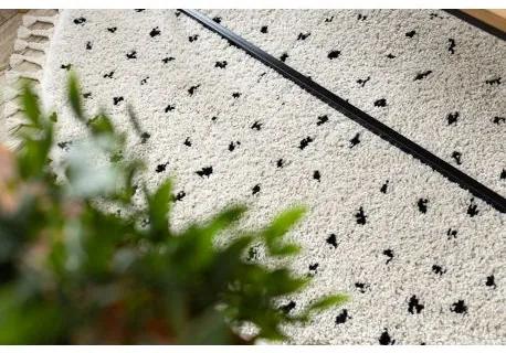 Dywany Luszczow Kusový koberec kulatý BERBER SYLA B752, krémový s tečky Rozměr koberce: 160 cm KRUH