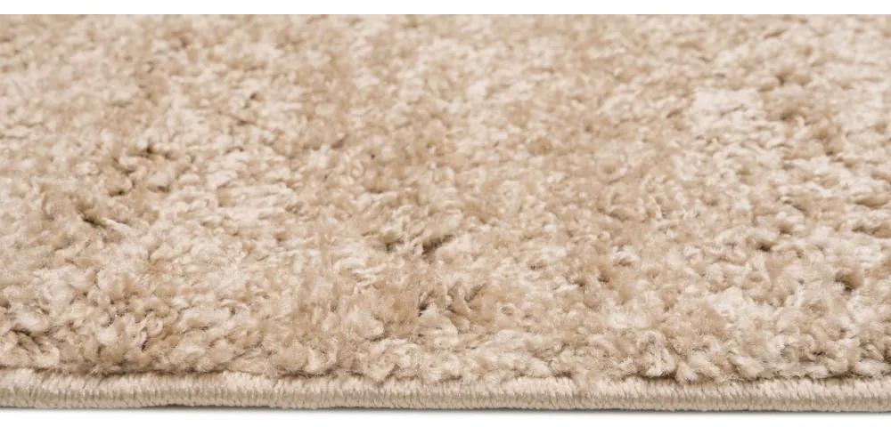 Kusový koberec shaggy Parba béžový atyp 80x300cm