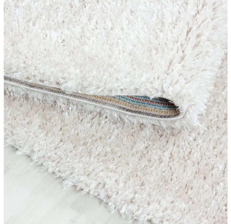 Ayyildiz Kusový koberec BRILLIANT 4200, kulatý, Přírodní Rozměr koberce: 80 cm KRUH