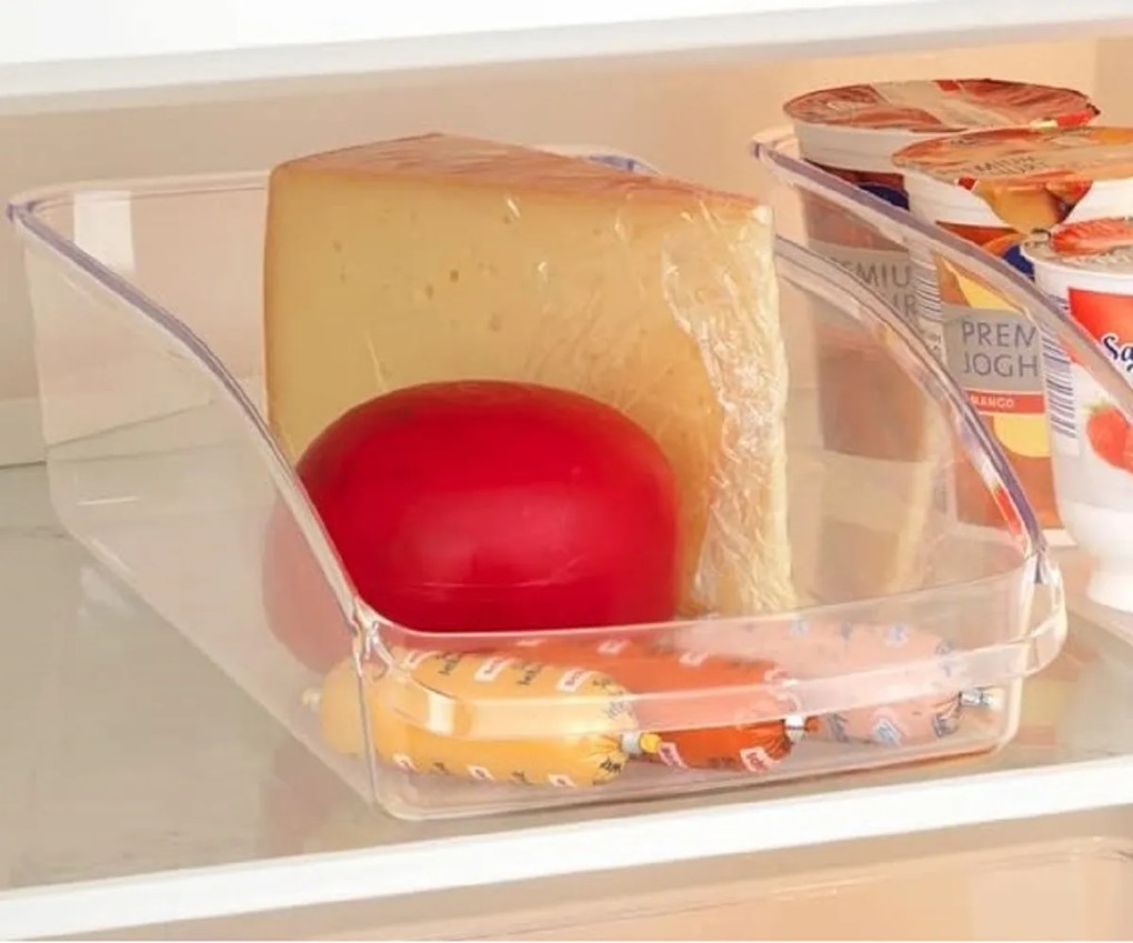 5Five® Organizér do lednice / do zásuvky, transparentní plast FRIGO, M - 32x15x8