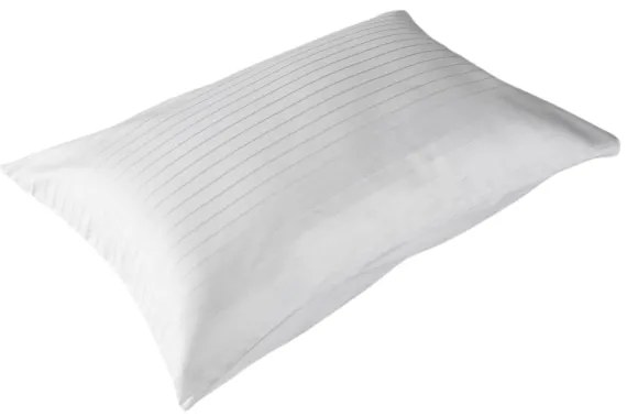 Dadka Povlečení atlas grádl Polycotton bílý pruh  Povlak na polštář atlas grádl Polycotton bílý pruh 50x70 cm