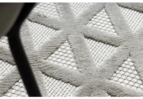 koberec SANTO SISAL 58500 Trojúhelníky, geometrická béžový velikost 180x270 cm | krásné koberce cz