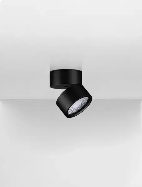 Minimalická bodová svítilna Pull Černá