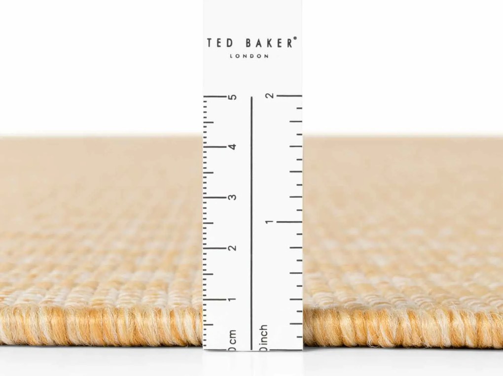 Ted Baker, Kusový koberec Ted Baker Haringey 106395 Yellow White, 120x170, žlutá, chodba / předsíň