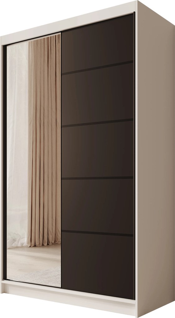 ADRK Furniture Posuvná skříň Castello 120 SW-CAS-120-WB