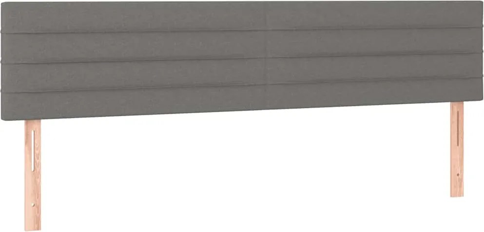 Box spring postel s matrací tmavě šedá 120x190 cm textil 3269938