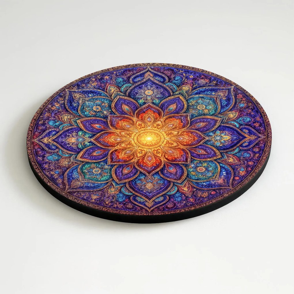 DUBLEZ | Dřevěný obraz - Mandala Magic | UV tisk, Premium