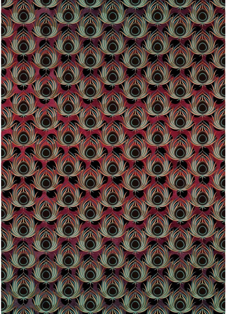 Komar Vliesová fototapeta Paon Rouge 200 x 280 cm
