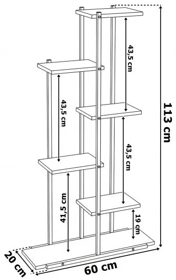 Stojan na květiny IKER Vanilla Craft