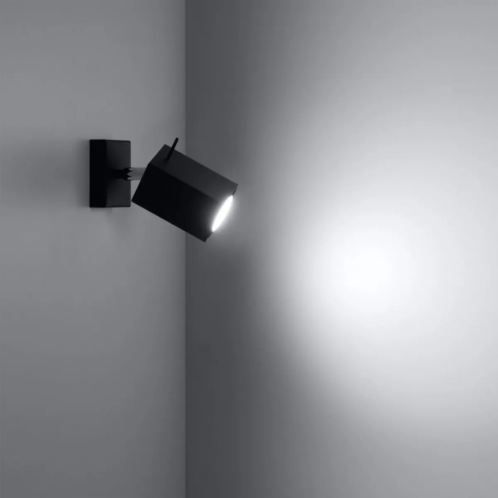 Sollux Lighting Nástěnné svítidlo MERIDA černé