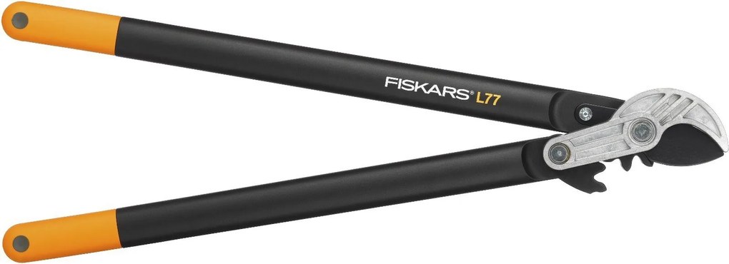 Nůžky na silné větve Fiskars PowerGear, převodové, jednočepelové (L) L77 (1000583)