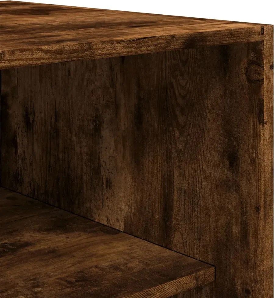 Šatní skříň kouřový dub 50 x 50 x 200 cm kompozitní dřevo 3307787