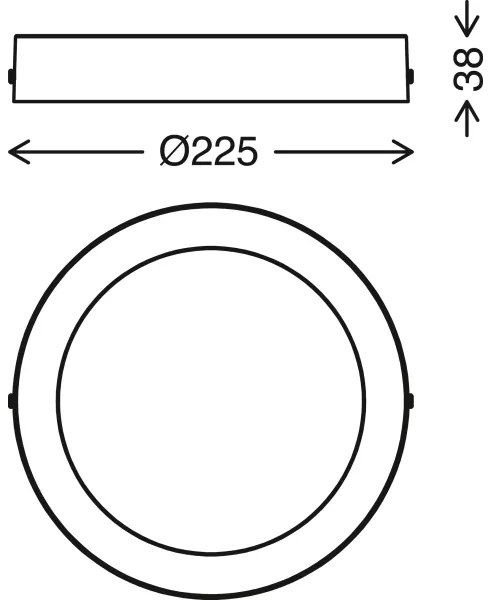 Telefunken 309502TF - LED RGBW Stropní svítidlo LED/18W/230V 2700-6500K WiFiTuya