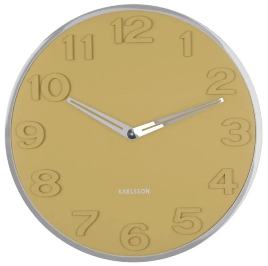 Designové nástěnné hodiny KA5759YE Karlsson 30cm