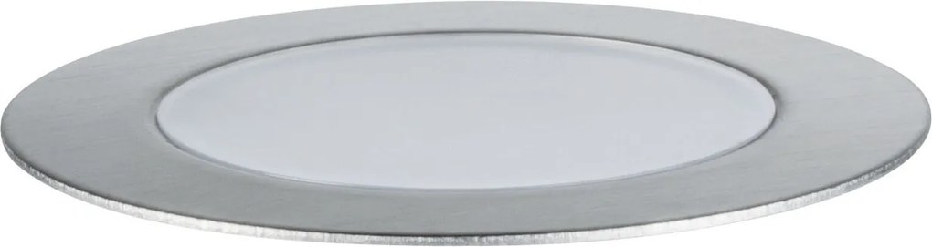 P 94721 AKCE - Plug & Shine LED zemní svítidlo Floor samostatné svítidlo neláká hmyz IP67 2200K 2W stříbrná - PAULMANN