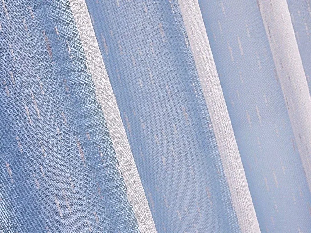 Škodák Žakárová záclona vzor 3504 prší - metráž - Výška 180 cm