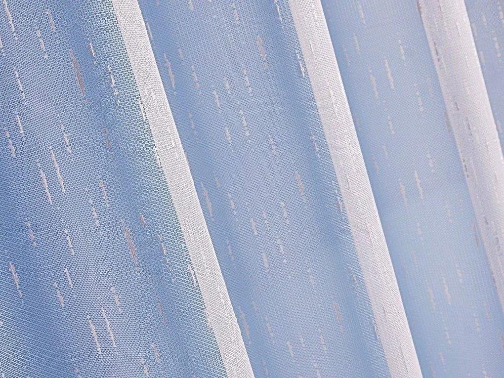 Škodák Žakárová záclona vzor 3504 prší - metráž - Výška 250 cm | BIANO