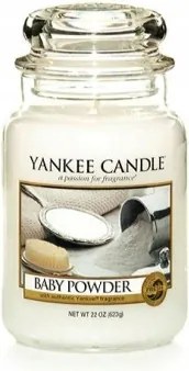 Yankee Candle Baby Powder velká vonná svíčka 623 g