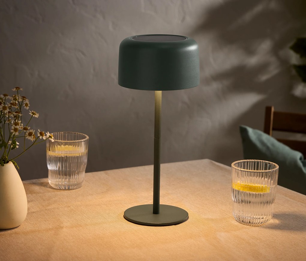 Tchibo - Solární dobíjecí stolní lampa, džunglová zelená