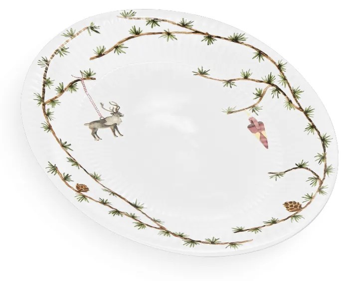 Vánoční talíř Hammershoi Christmas Oval 33 cm Kähler