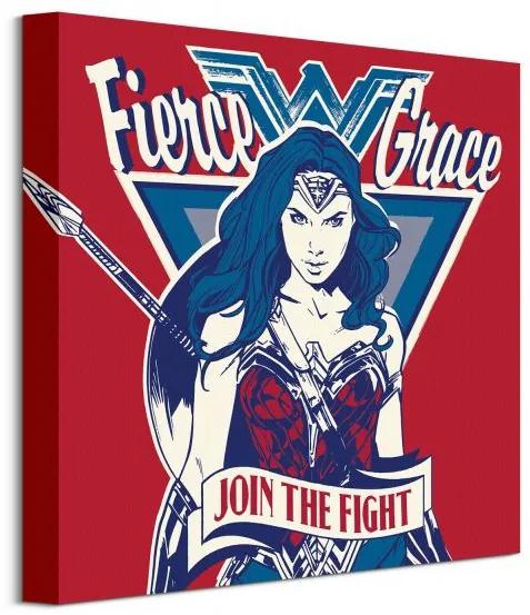 Obraz na plátně DC Comics Wonder Woman Join The Fight 40x40cm WDC95914