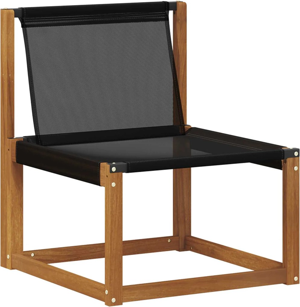 Venkovní pohovková souprava 8 ks Přirozená a černá 3381828