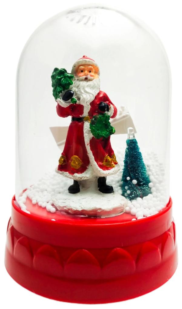 Vánoční dekorace, svítící sněžítko se Santa Clausem, různé varianty na výběr Varianta: Varianta 1