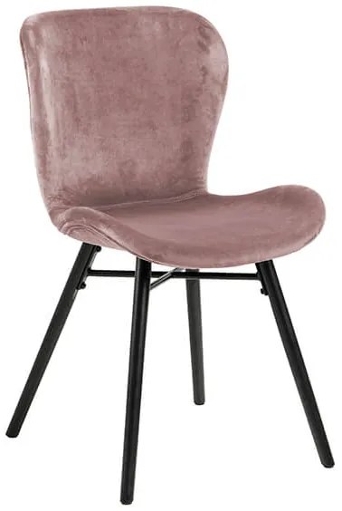 Batilda jídelní židle růžová / černá