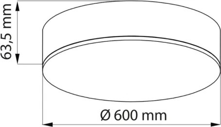 LED svítidlo McLED Nova R 600mm 60W 3000K teplá bílá ML-416.087.33.0