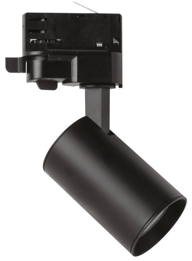 LED spot MarcoMini 3fázová kolejnice černá 4 000 K