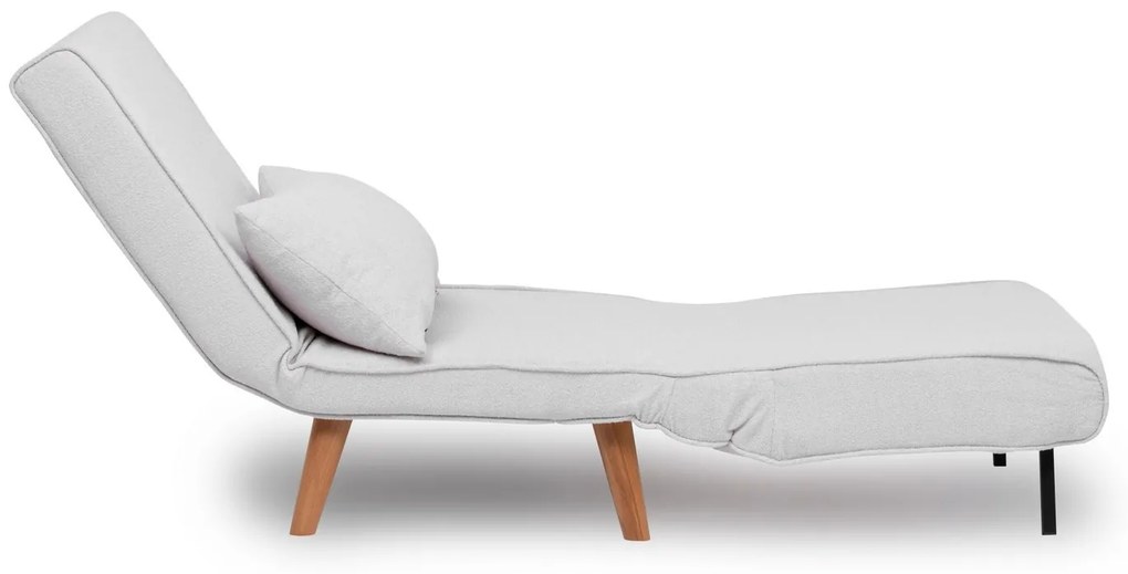 Hanah Home Rozkládací křeslo FOLDE krémové