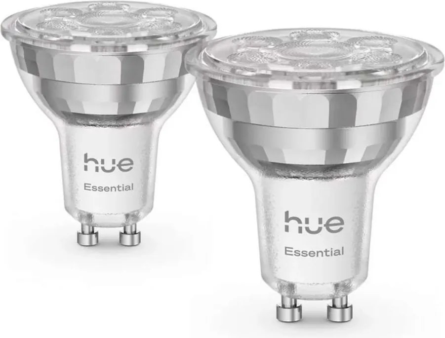 Philips Hue Essential - Chytrá LED žárovka GU10, 345 lm, 2 ks 929004235702