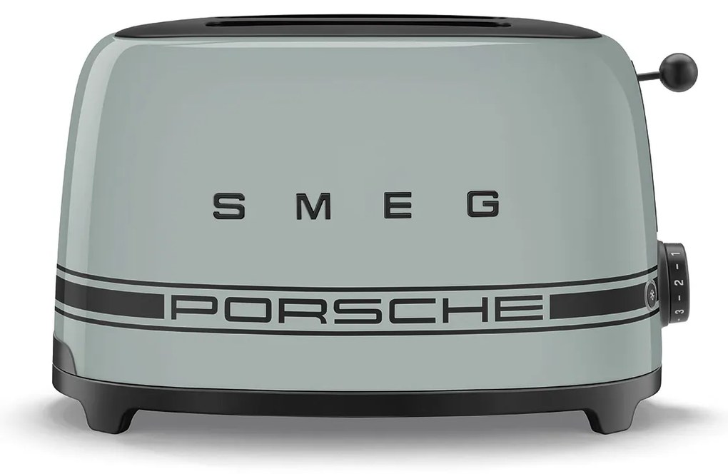 Smeg Toustovač Porsche x SMEG, 50's Retro Style, 2x2 950 W, šedozelená TSF01PSGEU