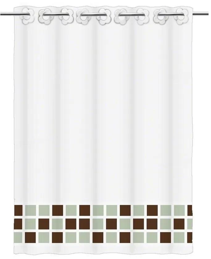 Koupelnový závěs Rea Cler bílý 150x200