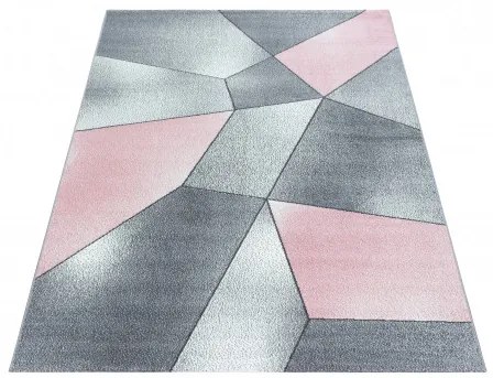 Ayyildiz koberce Kusový koberec Beta 1120 pink Růžová, Šedá - 80x150 cm