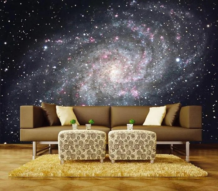 Pětidílná vliesová fototapeta Galaxie, rozměr 375x250cm, MS-5-0189