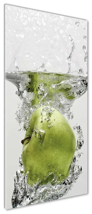 Wallmuralia Fotoobraz na skle Jablka pod vodou 50x125 cm