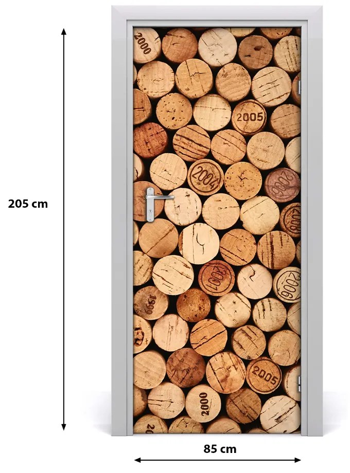 Fototapeta na dveře korek do vína 85x205 cm