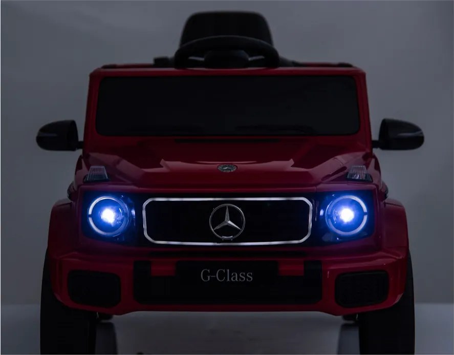 LEAN CARS Akumulátorové vozidlo Mercedes G 4x4 24 V 2580, červené